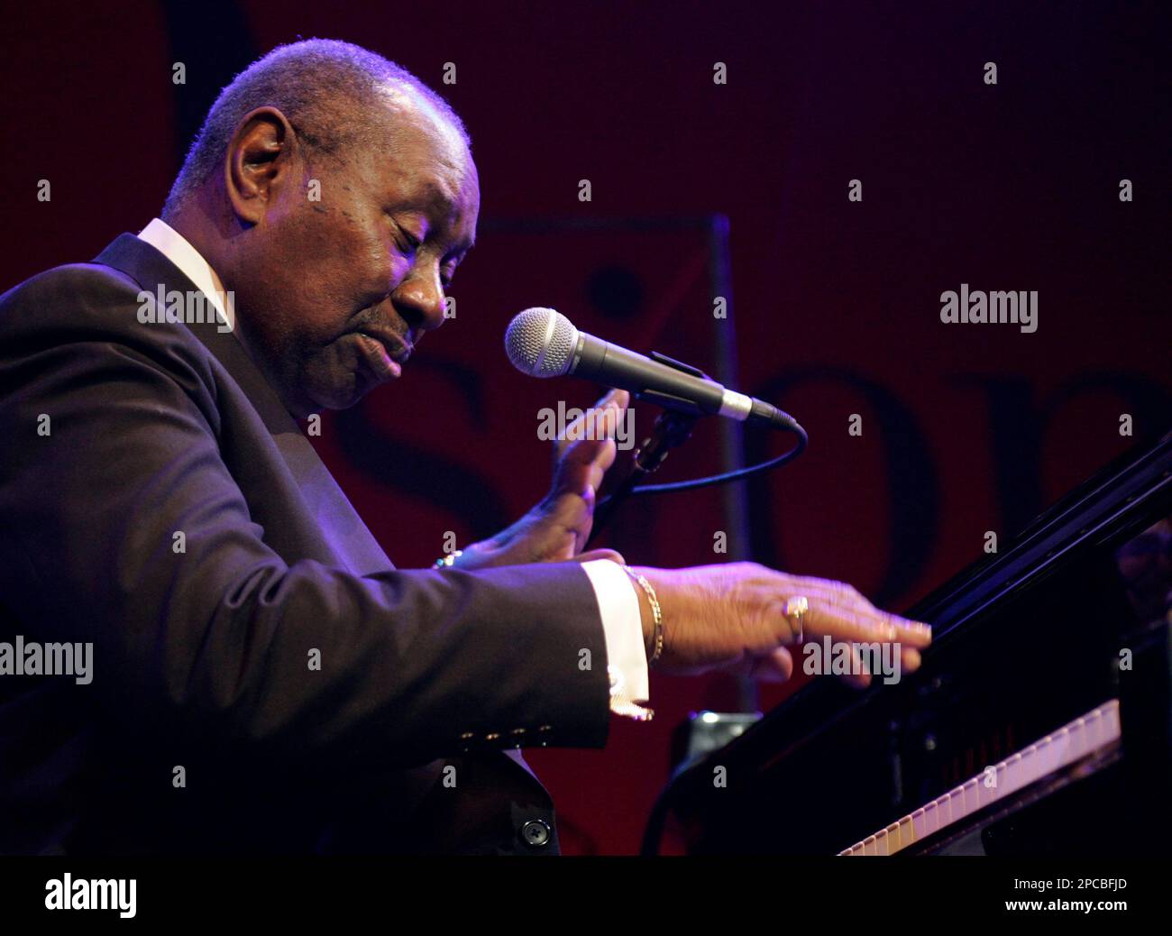 U.S. singer Freddy Cole, brother of legendary Nat King Cole, performs ...