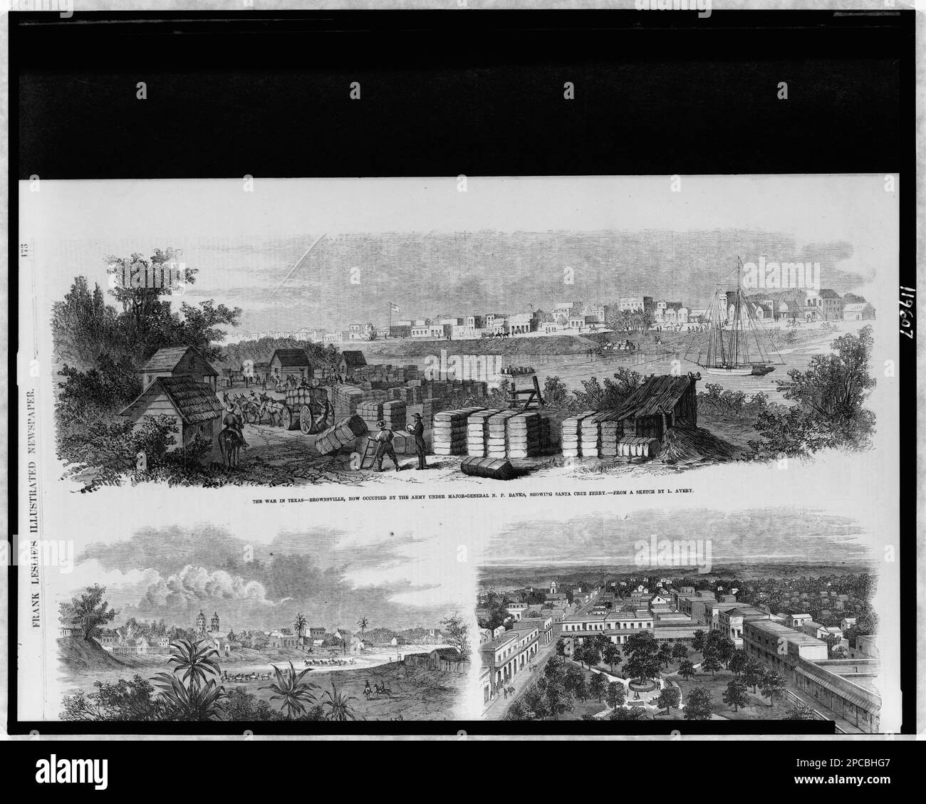 The war in Texas - Brownsville, now occupied by the Army under Major ...