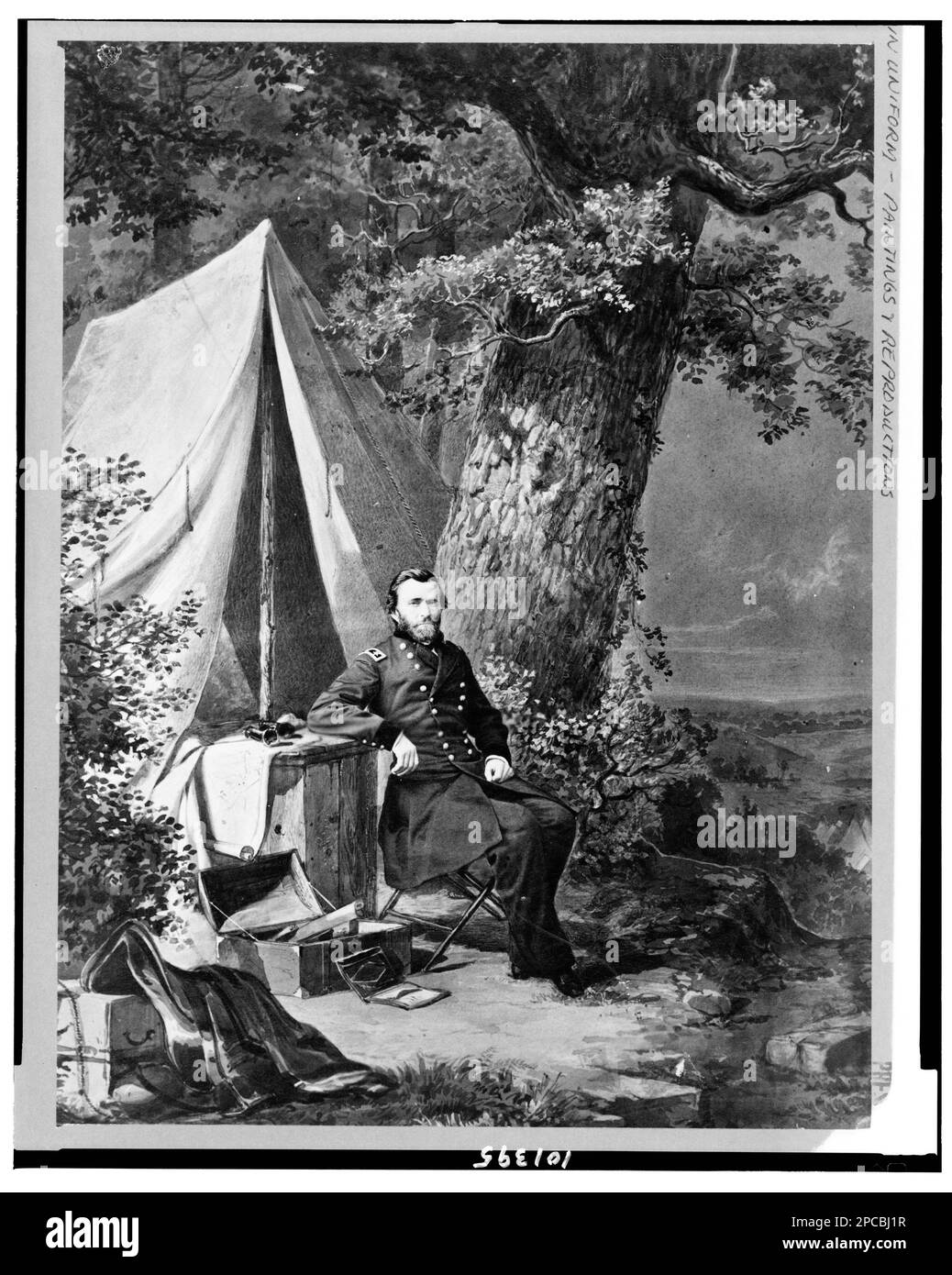 Lieutenant Genl. U.S. Grant at his headquarters before Petersburg ...