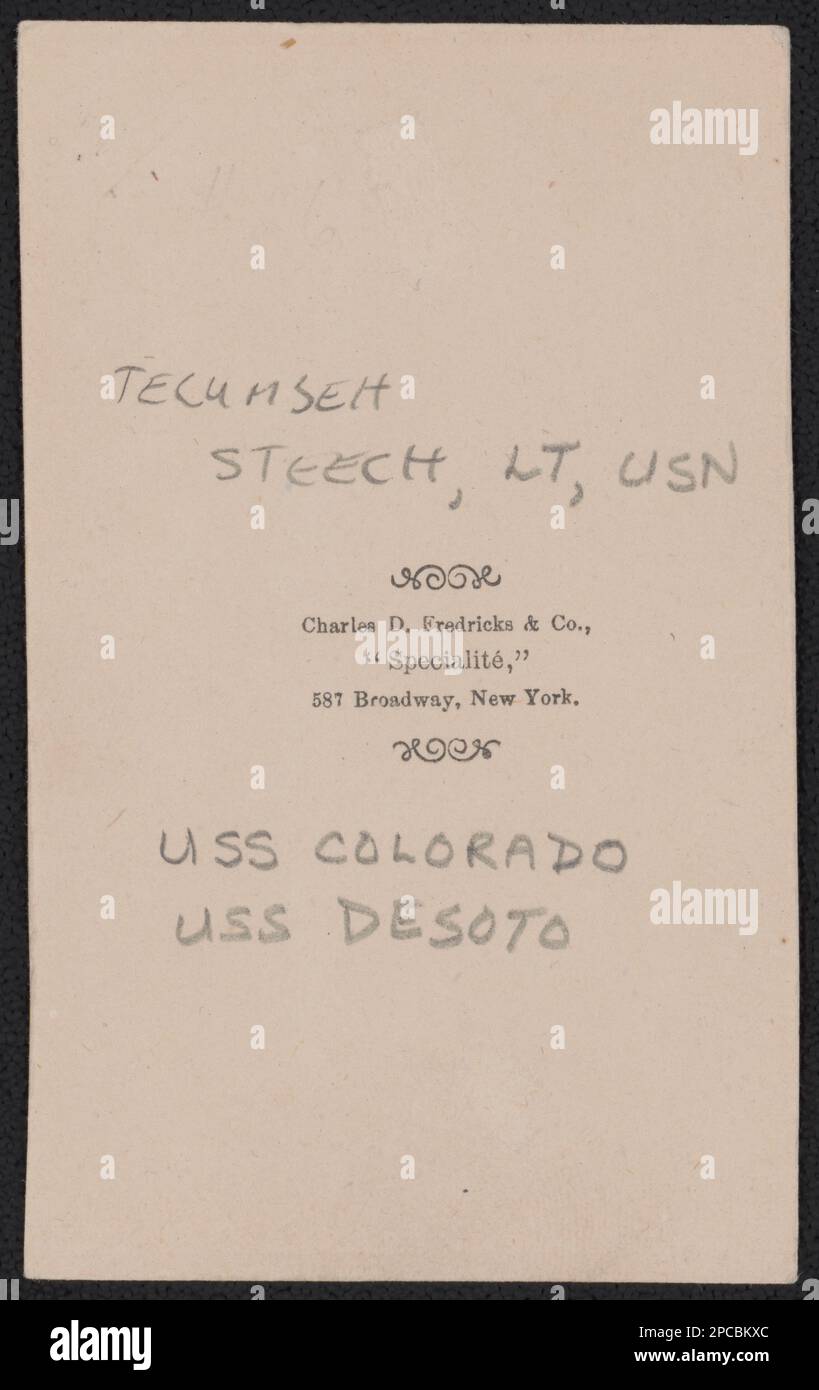 Lieutenant Tecumseh Steece of U.S. Navy in uniform / Charles D ...