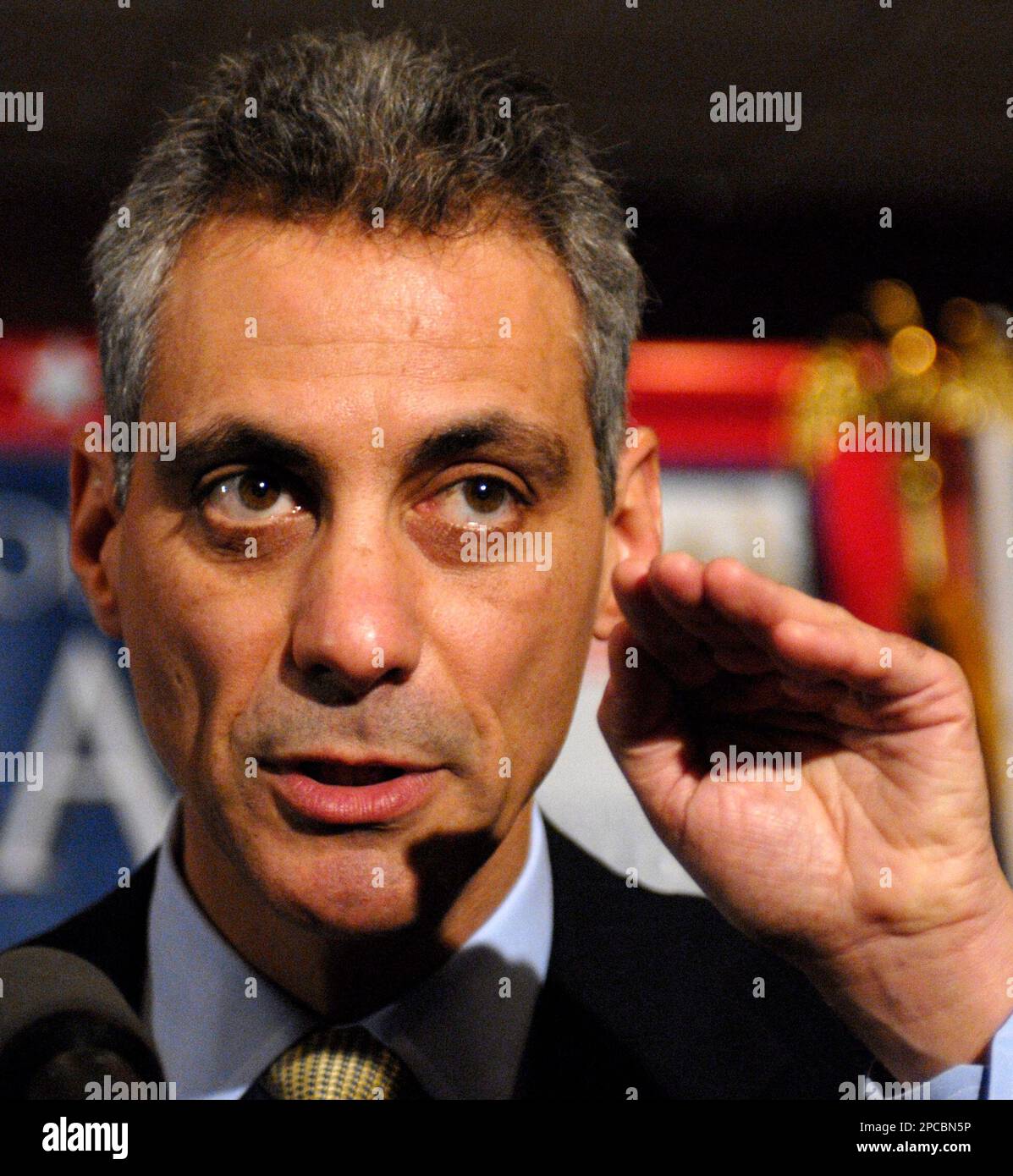 Democratic Congressional Campaign Committee Chairman Rep. Rahm Emanuel ...