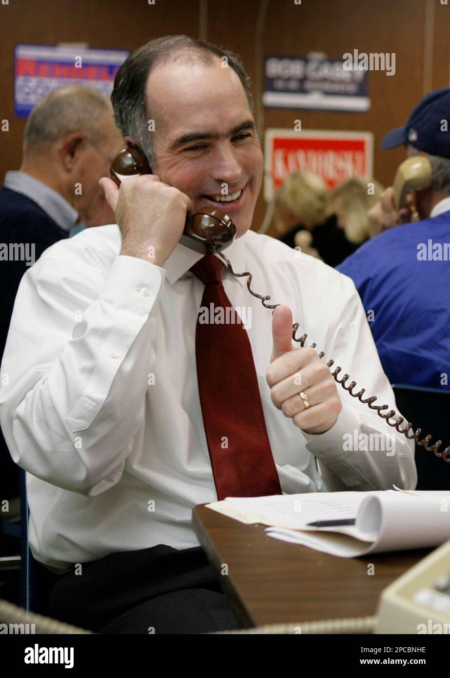 Democratic Senate candidate, Pennsylvania State Treasurer Bob Casey ...