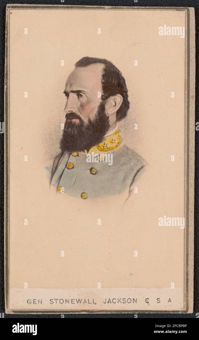 General Stonewall Jackson, C.S.A.. Liljenquist Family Collection of ...