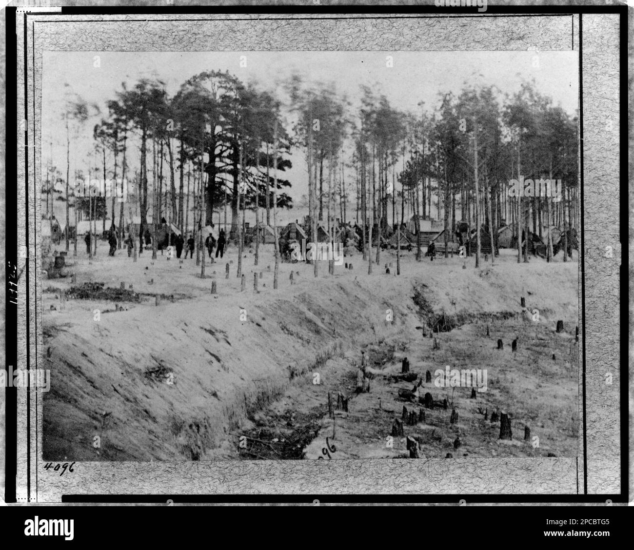 Camp of 27th U.S. Colored Infantry. Civil War Photograph Collection ...