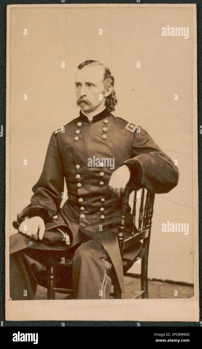 Major General George Armstrong Custer of 2nd and 5th Army Infantry ...