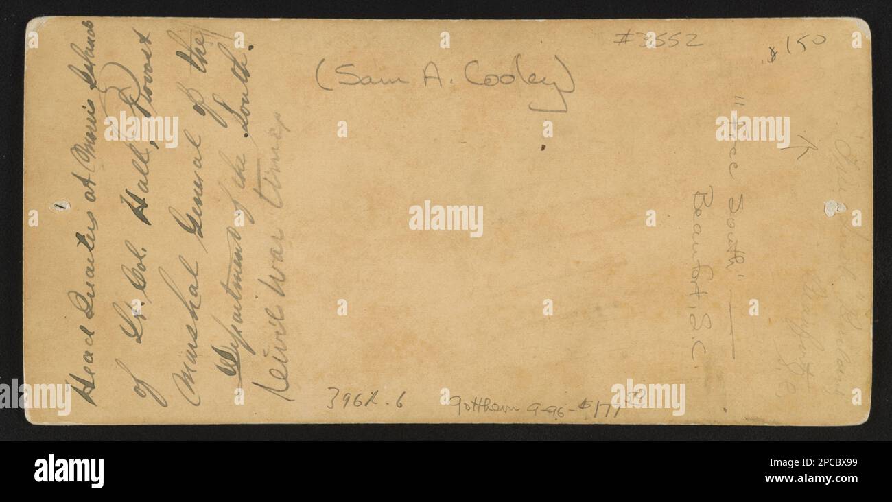 Headquarters at Morris Island of Lieutenant Colonel Hall, provost ...