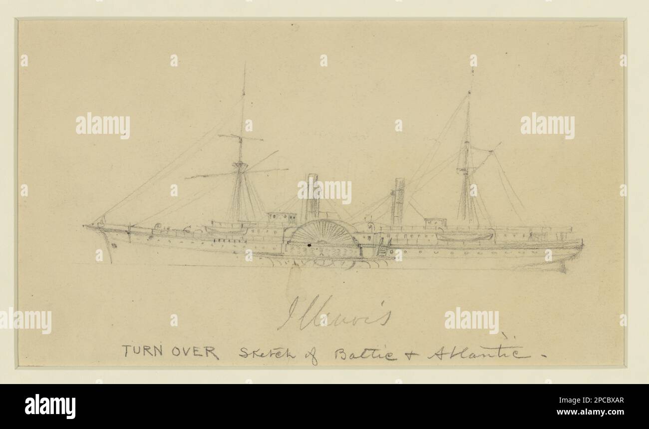 Illinois steamship 1860 1870 hi-res stock photography and images - Alamy