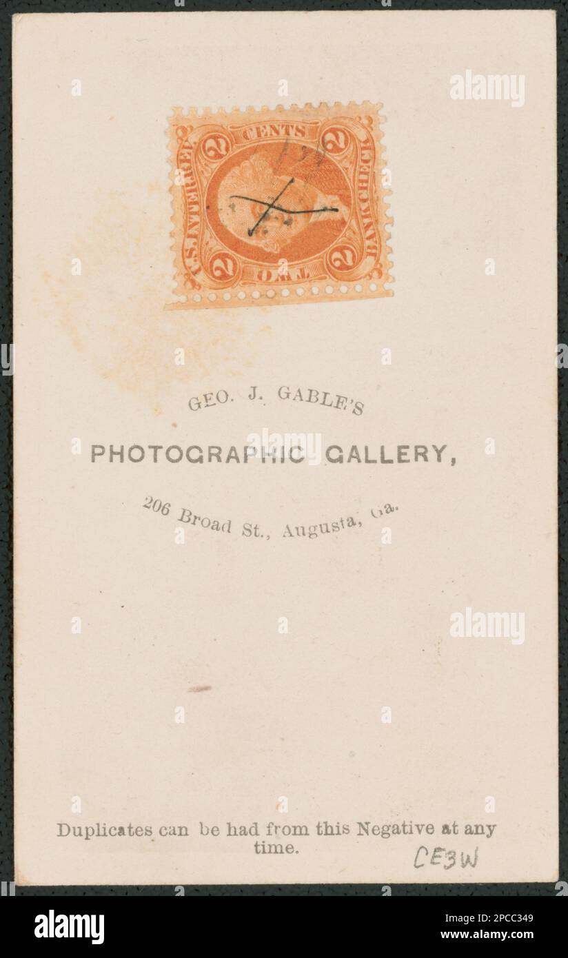 Unidentified soldier in Confederate first lieutenant's uniform / Geo. J ...