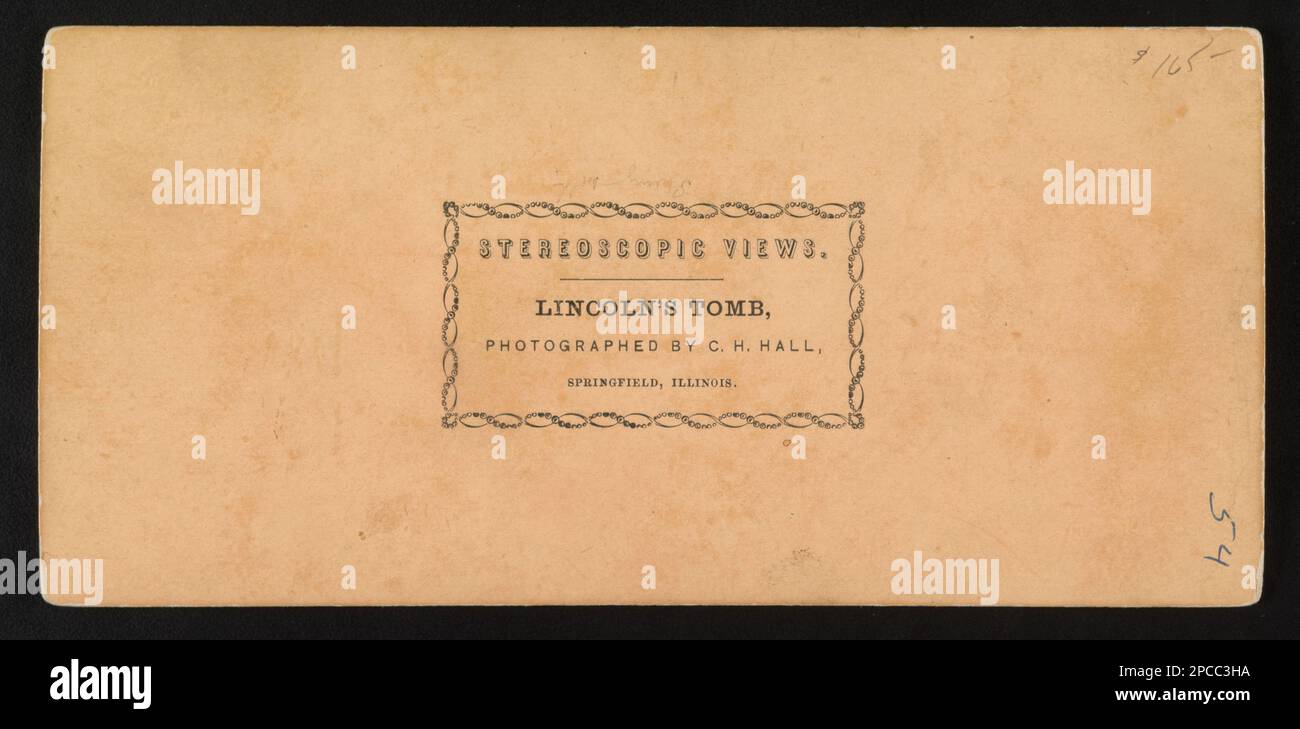 Lincoln's tomb / photographed by C. H. Hall, Springfield, Illinois. The ...