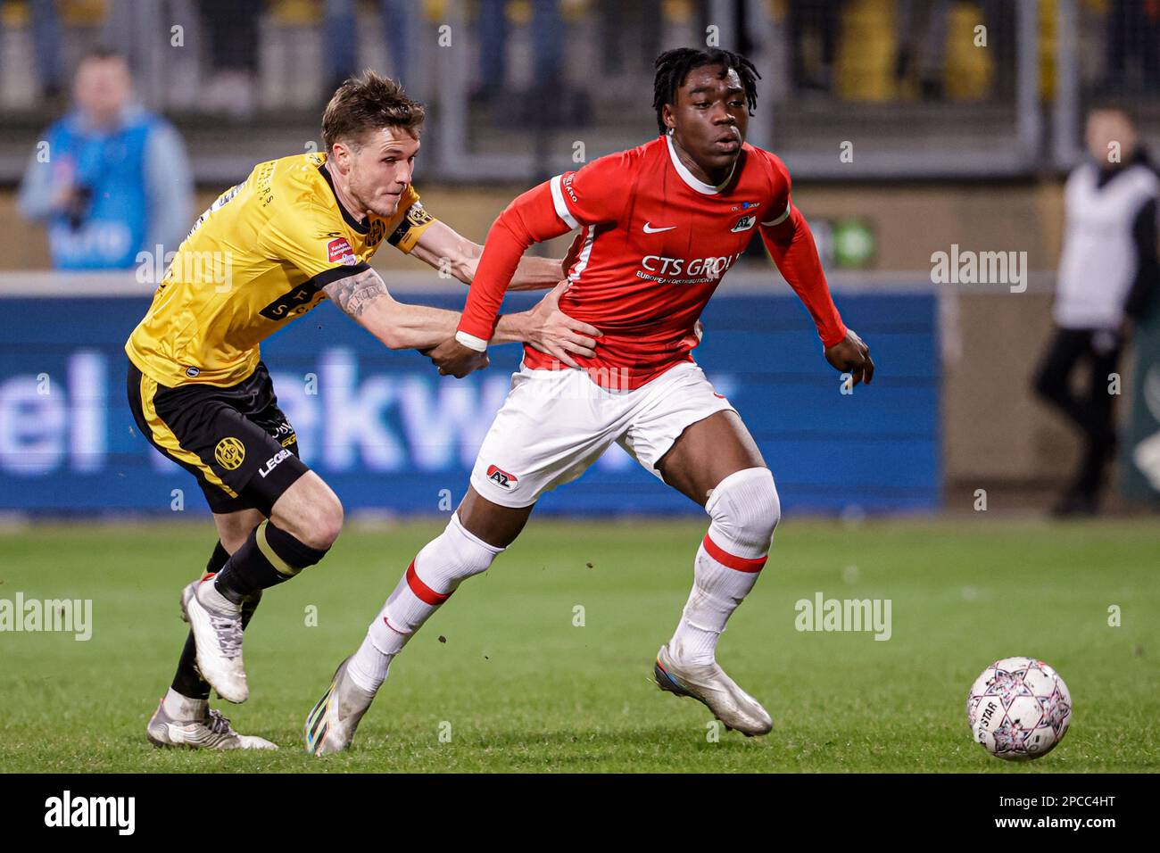 KERKRADE, NETHERLANDS - MARCH 13: Nils Roseler of Roda JC, Damienus ...
