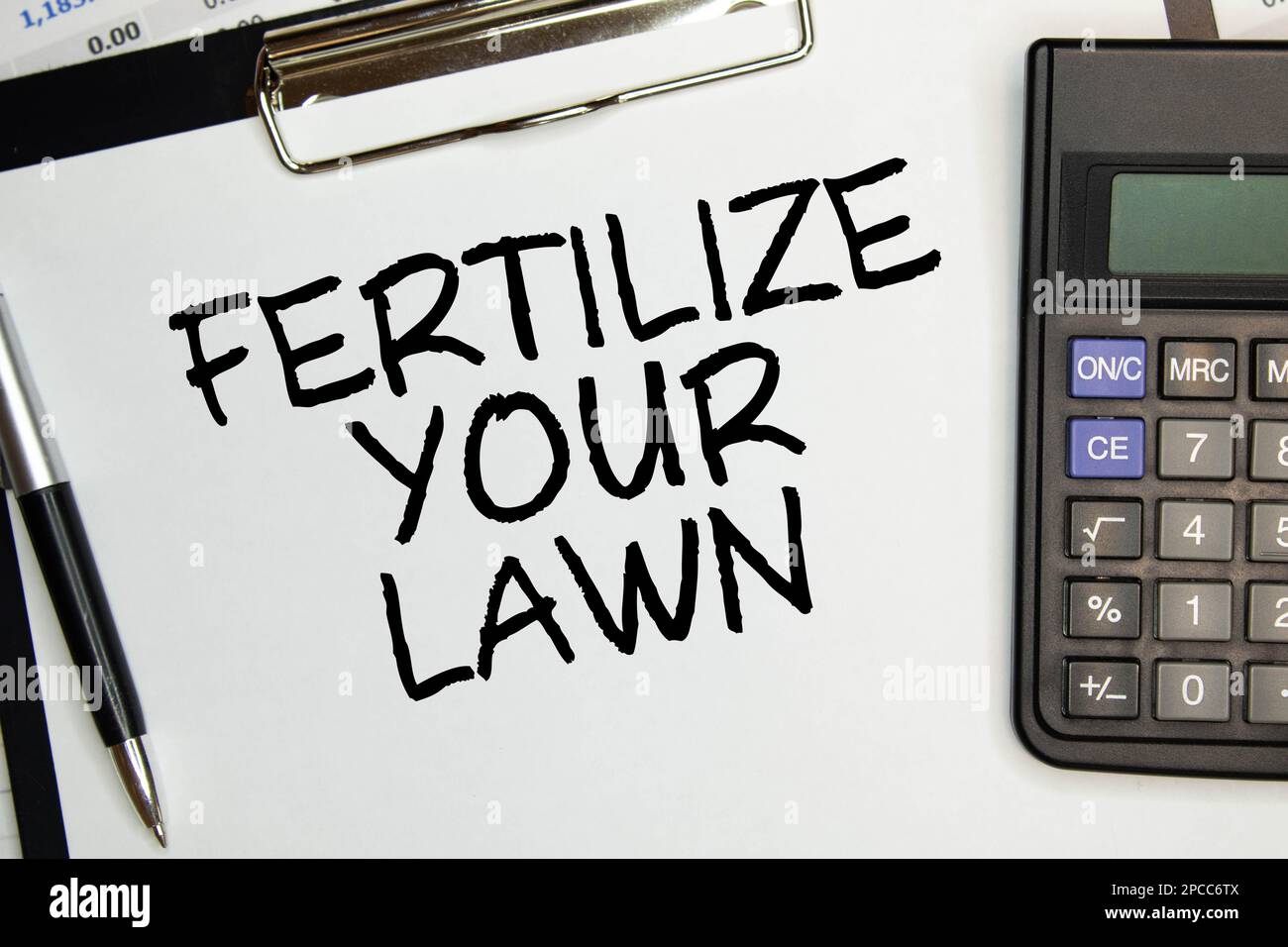 Fertilize turf hi-res stock photography and images - Alamy