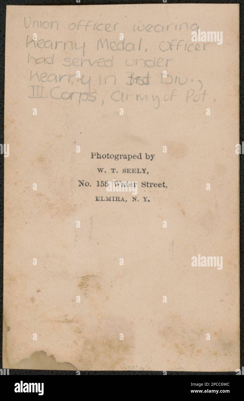 Unidentified soldier of U.S. Veteran Reserve Corps in uniform with ...