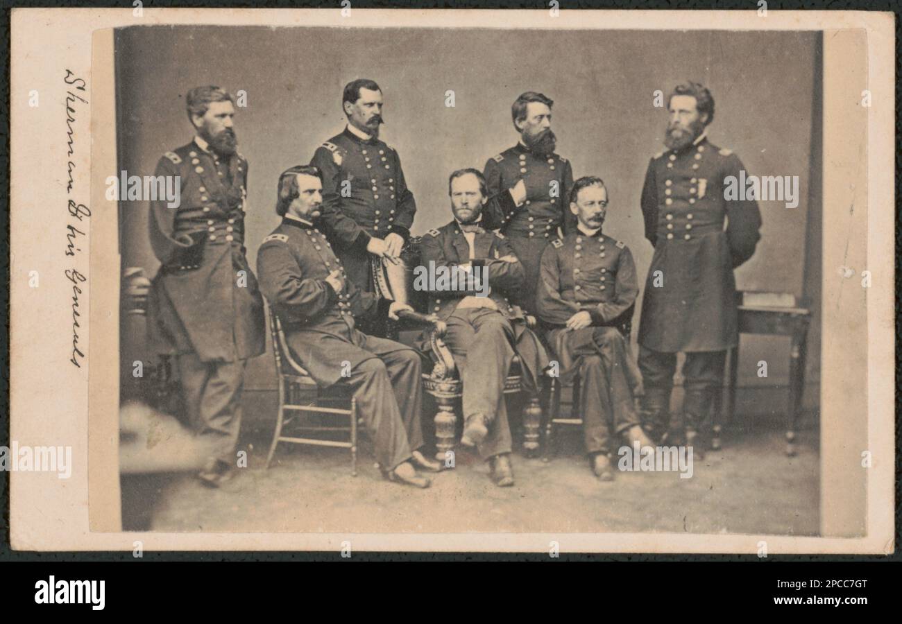 Sherman & his Generals. Liljenquist Family Collection of Civil War ...