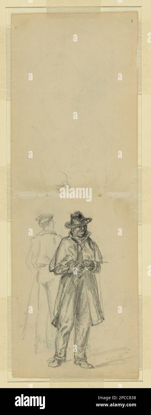 Portrait of a man. Morgan collection of Civil War drawings. United ...