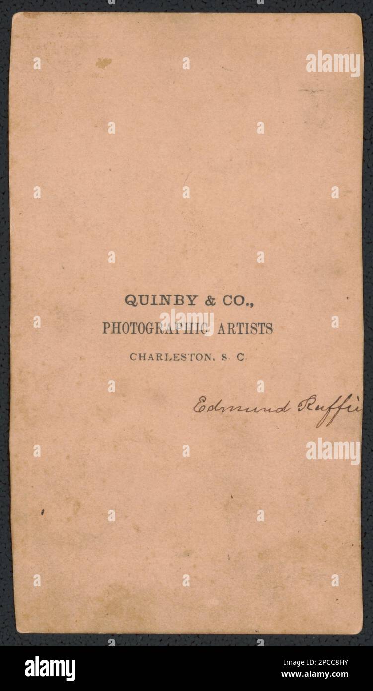 Edmund Ruffin, Southern nationalist, agriculturalist, and Virginia ...