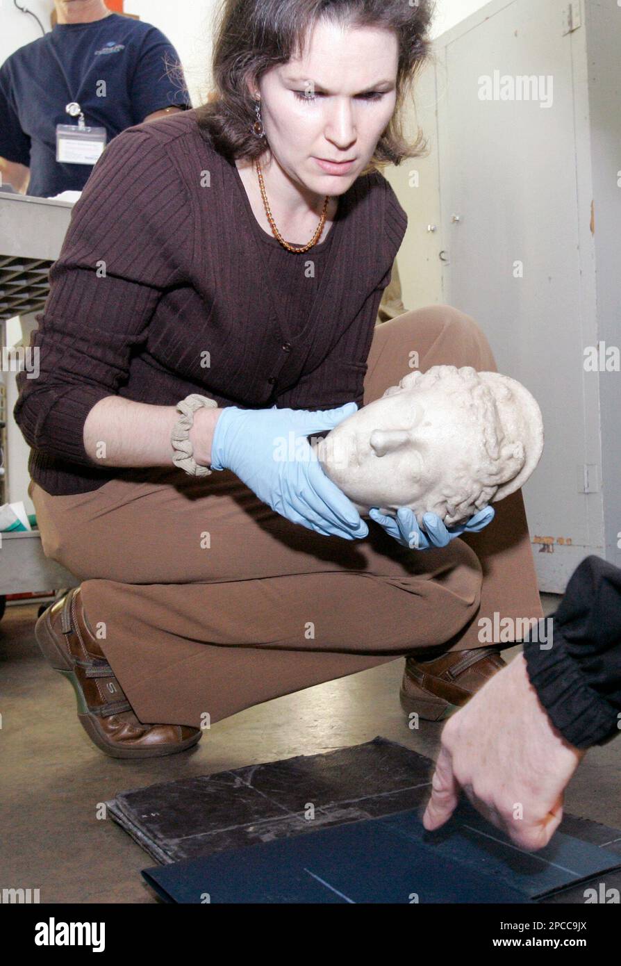 David Bushby, Delta inspector, non destructive testing, right, directs ...