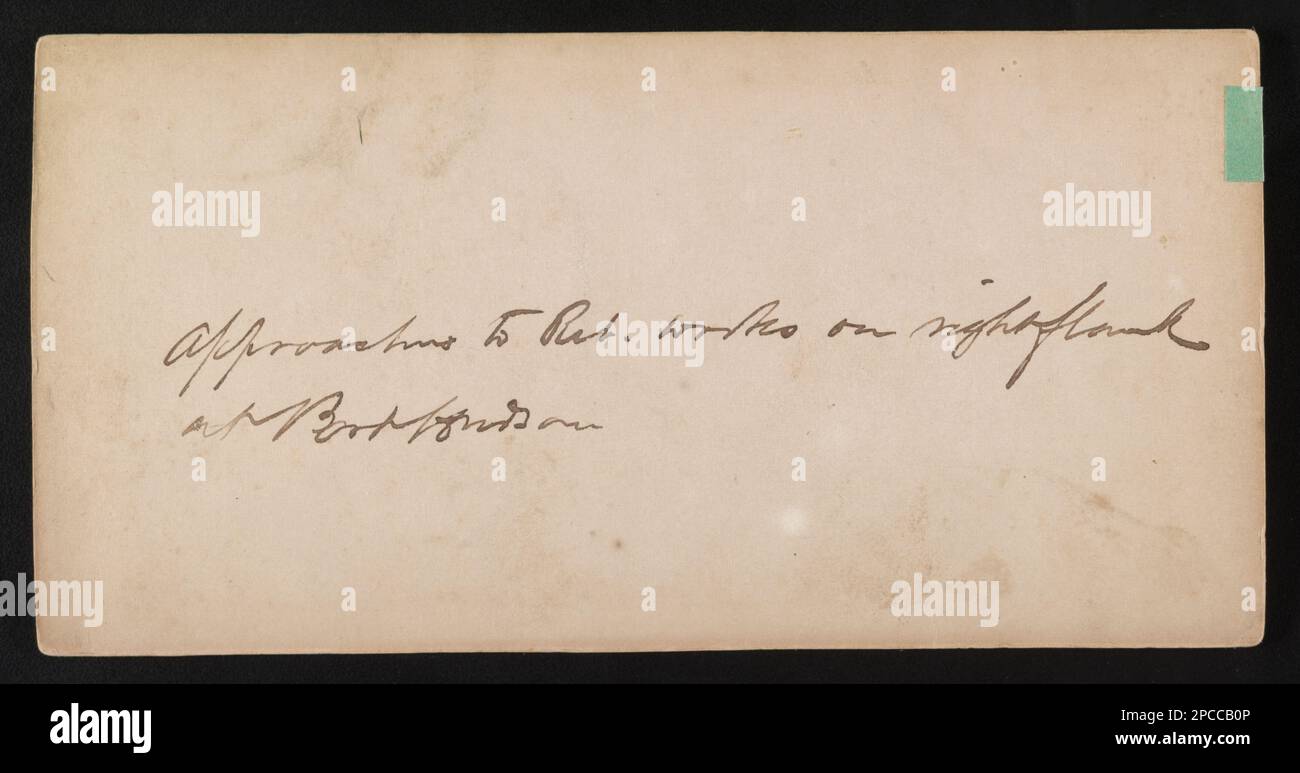 Approach to Reb. i.e. Rebel works on right flank at Port Hudson. The ...