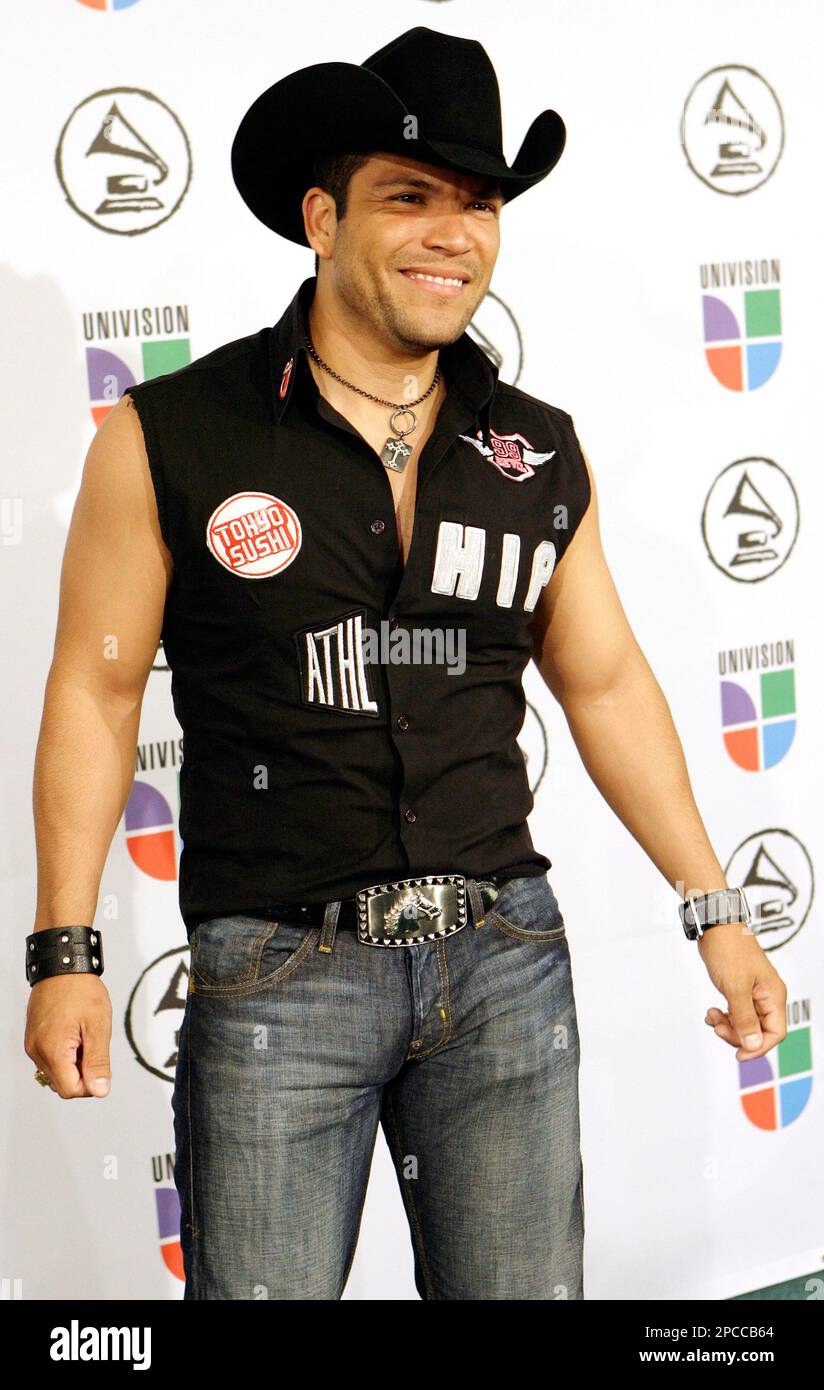 Michael Salgado arrives for the Latin Grammy Awards in New York, on ...