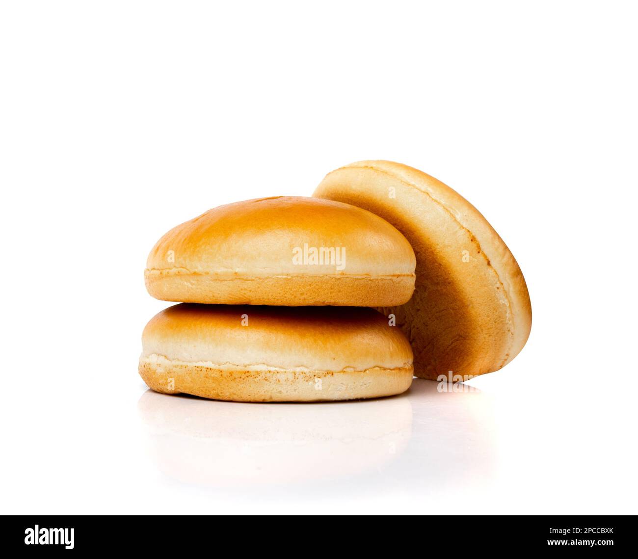 Burger Bun Isolated, Hamburger Wheat Bread, Empty Whole Burger Bun on ...