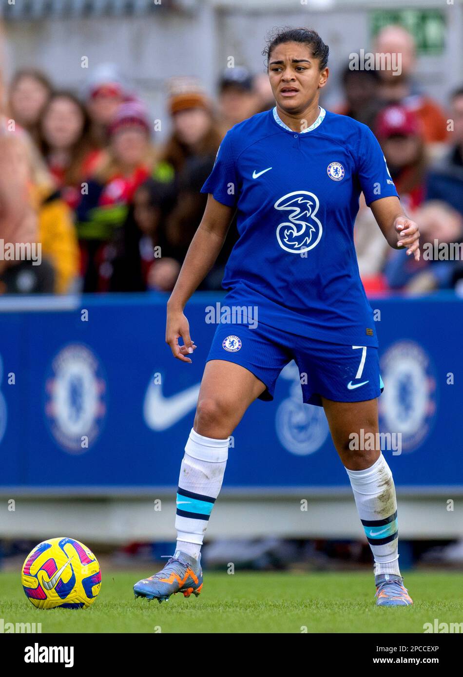 Chelsea’s Jess Carter in action during the Barclays Women's Super ...