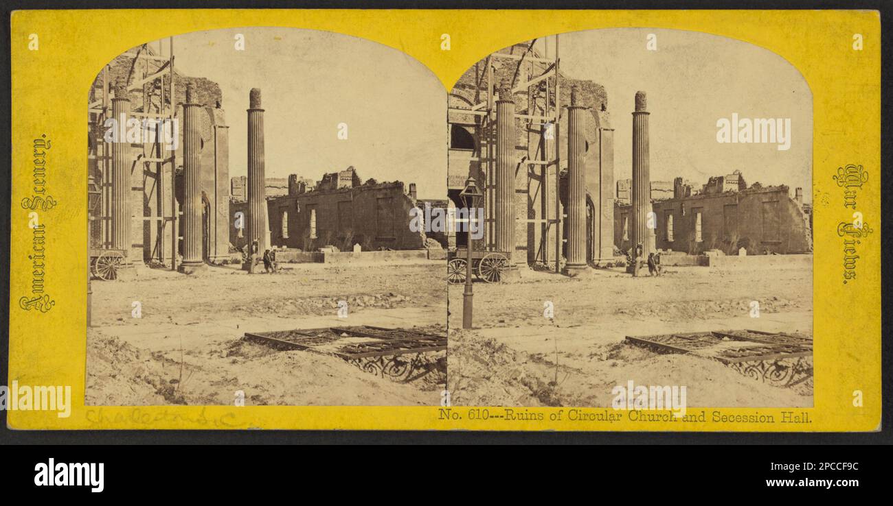 Ruins of Circular Church and Secession Hall. Forms part of the Larry ...