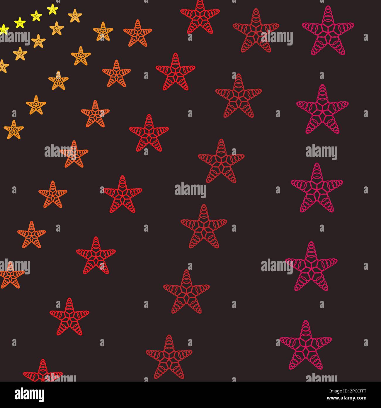 colorful stars on a black background, wallpaper Stock Photo - Alamy