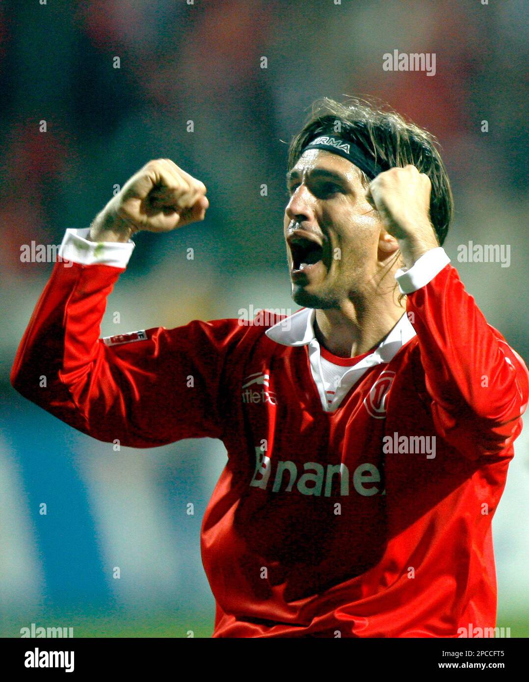 Mexico's Toluca soccer player Bruno Marioni from Argentina celebrates ...