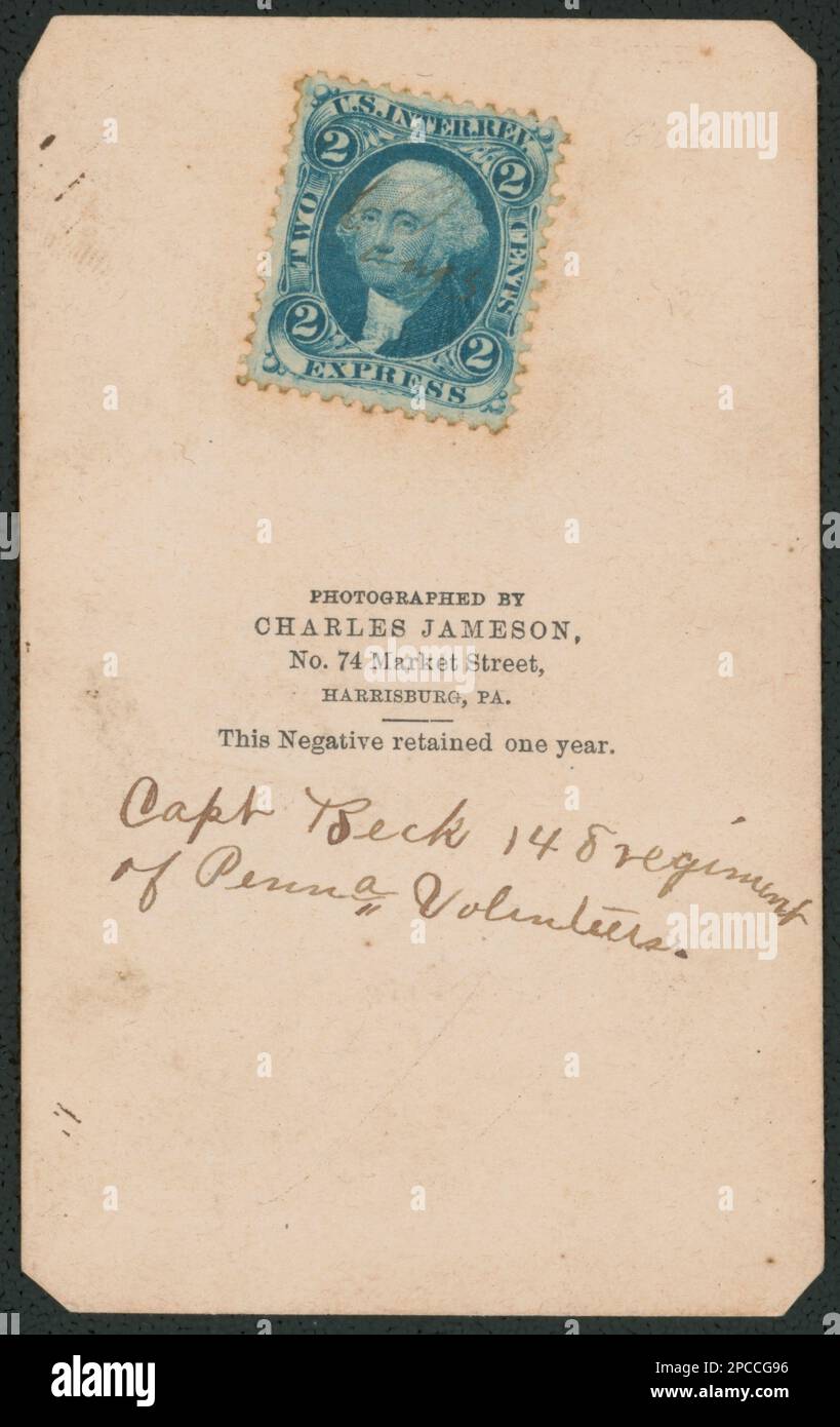Captain Beck of 148th Pennsylvania Infantry Regiment / Charles Jameson ...