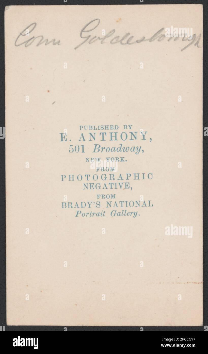 Commodore John Rodgers Goldsborough of U.S. Navy in uniform / From ...