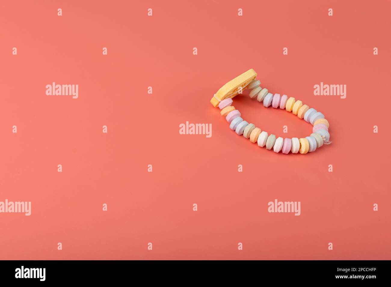 Tablet Candies Bracelet, Compressed Sugar Powder Confectionery ...