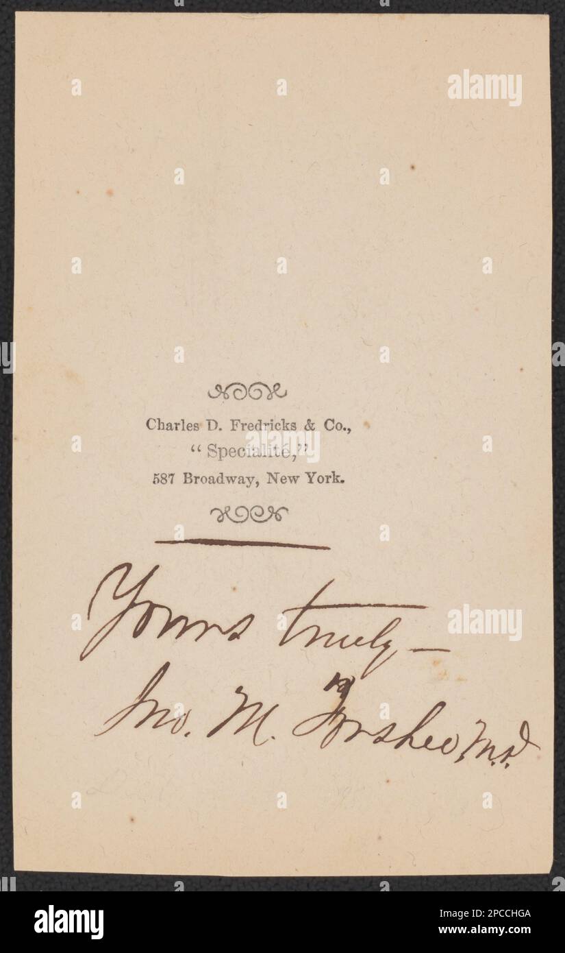 Surgeon John M. Forshee, 11th New York Infantry Regiment and 66th New ...