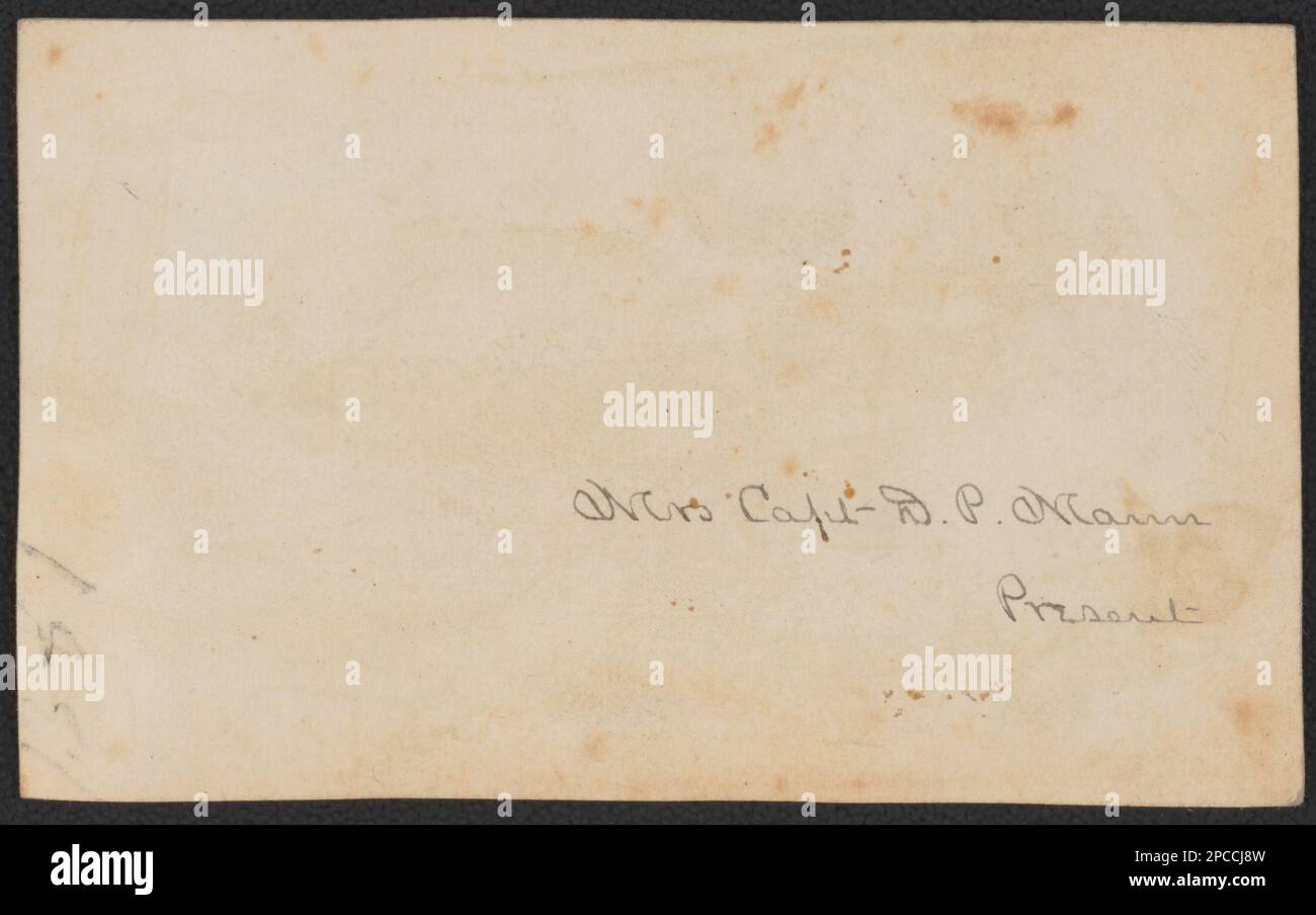 Captain Daniel P. Mann of Oneida New York Cavalry Company in uniform ...