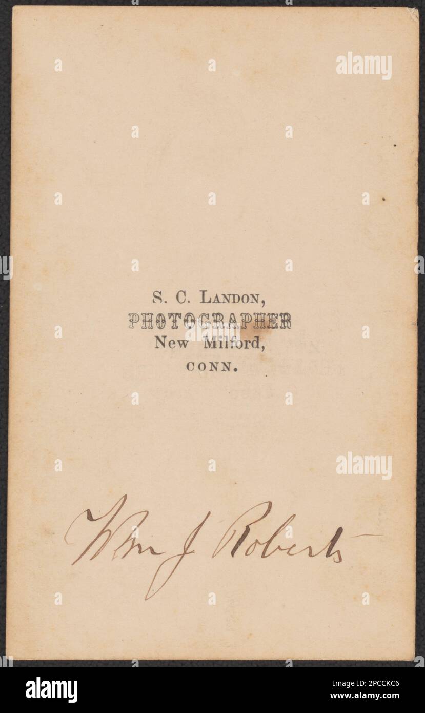 Captain William J. Roberts of Co. I, 8th Connecticut Infantry Regiment ...