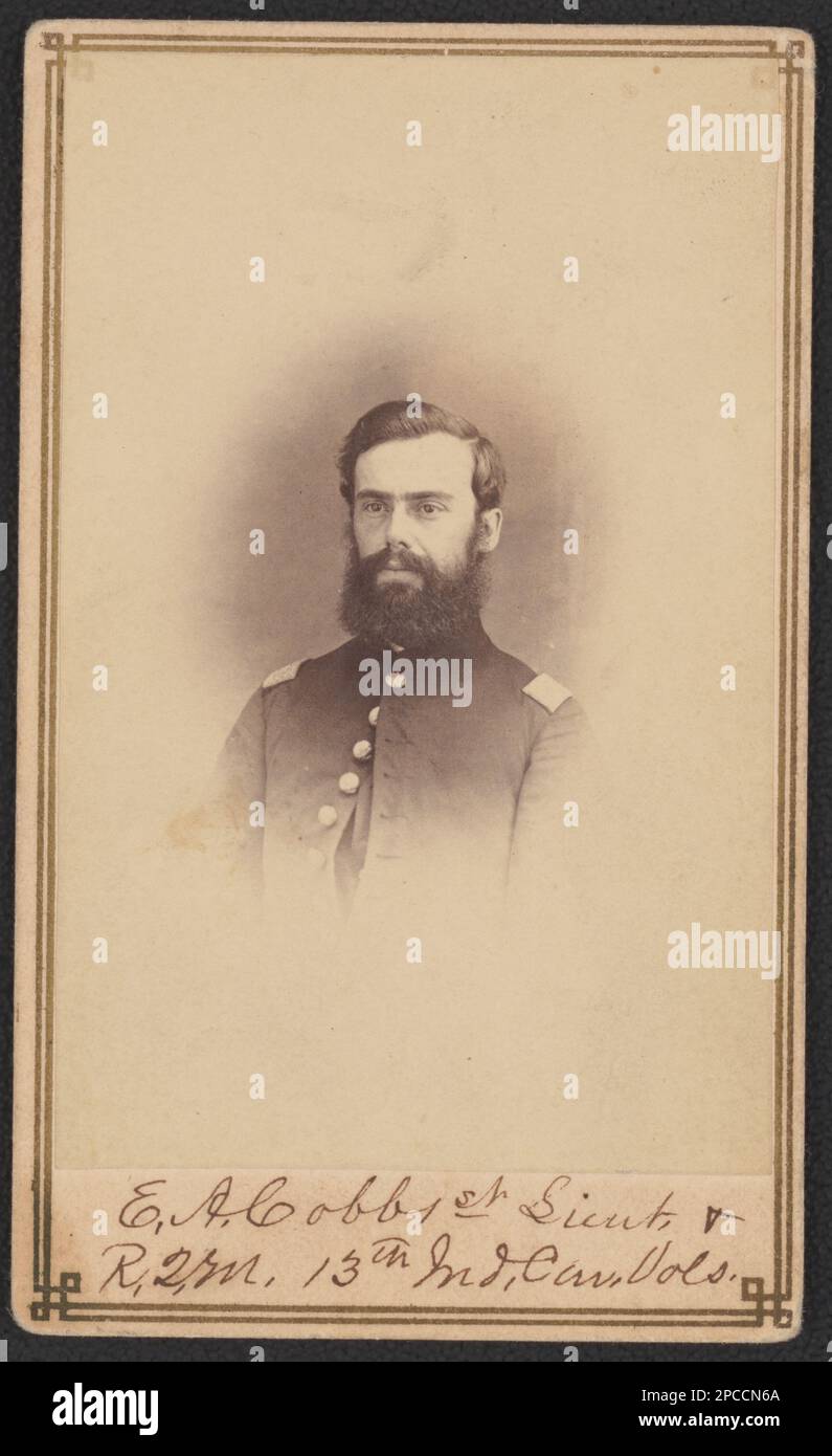 First Lieutenant and Quartermaster Edward A. Cobb of Co. I, 66th ...
