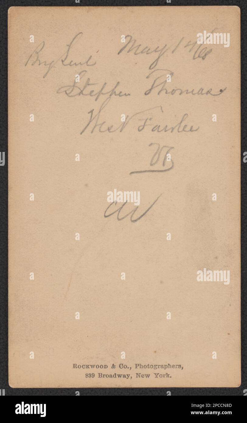 Brigadier General Stephen Thomas, 8th Vermont Infantry Regiment and U.S ...