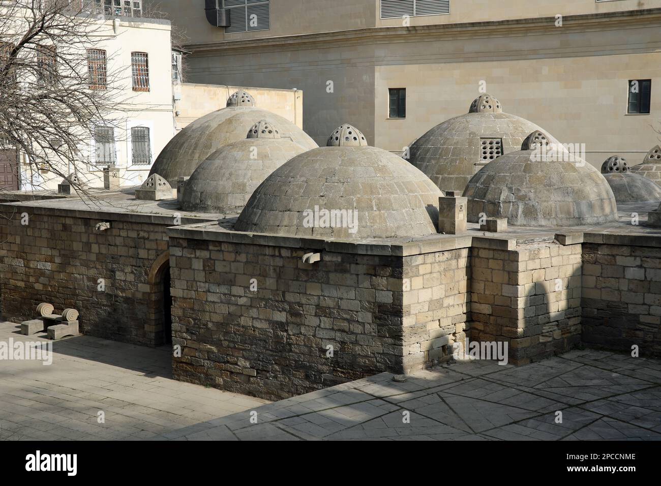 Gasim bey Hammam inside the Old City of Baku in Azerbaijan Stock Photo ...