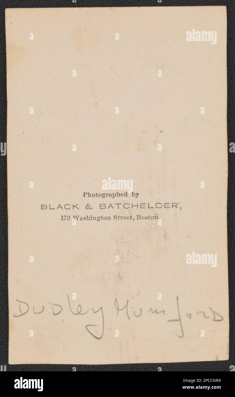 Captain Dudley Chase Mumford of Co. G, 19th Massachusetts Infantry ...