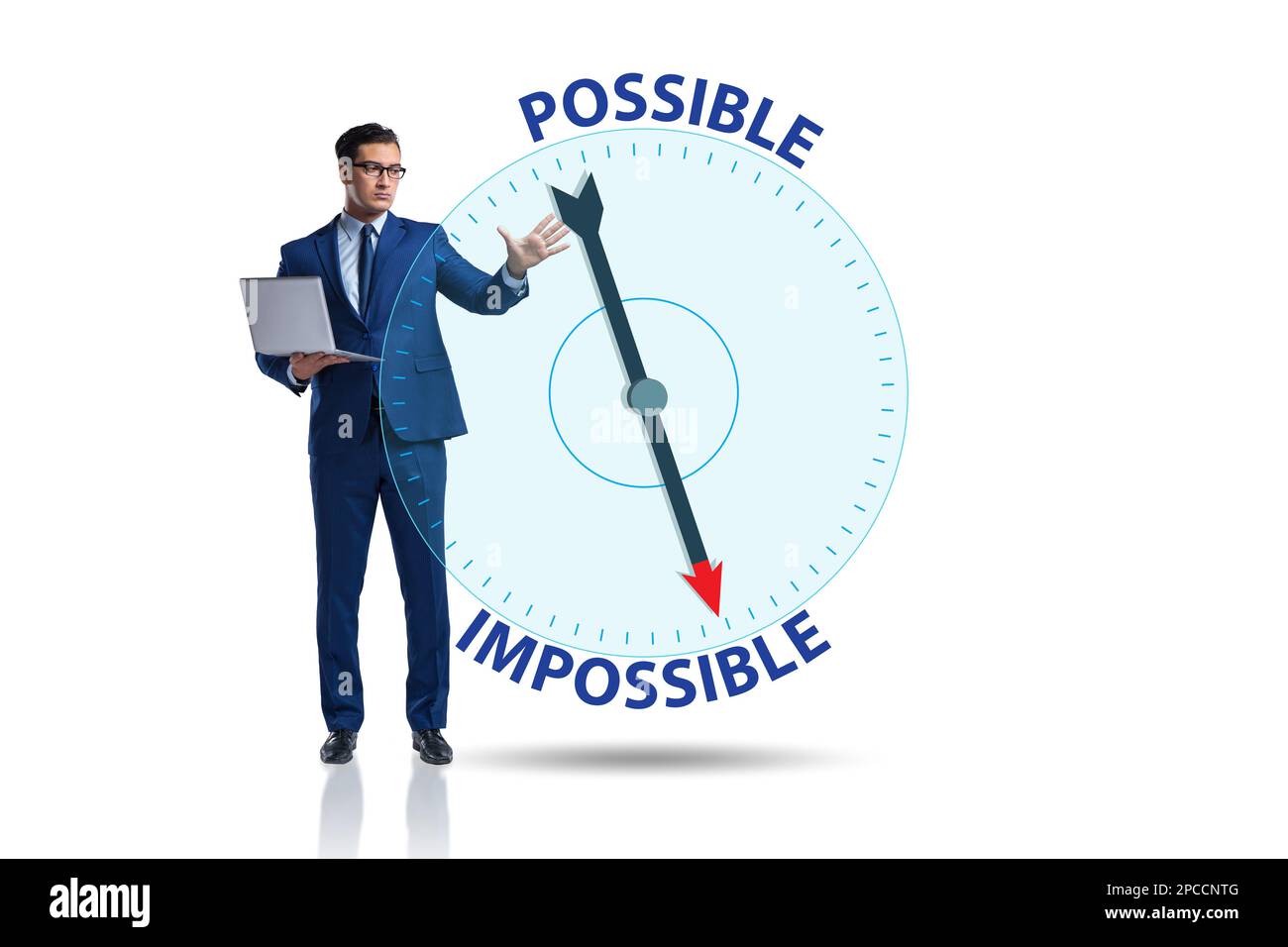 Concept of possible and the impossible opportunities Stock Photo - Alamy