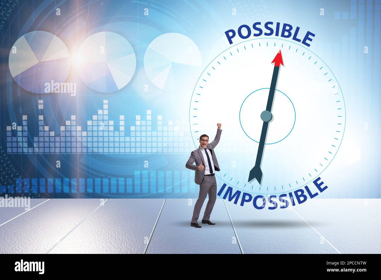Concept of possible and the impossible opportunities Stock Photo - Alamy