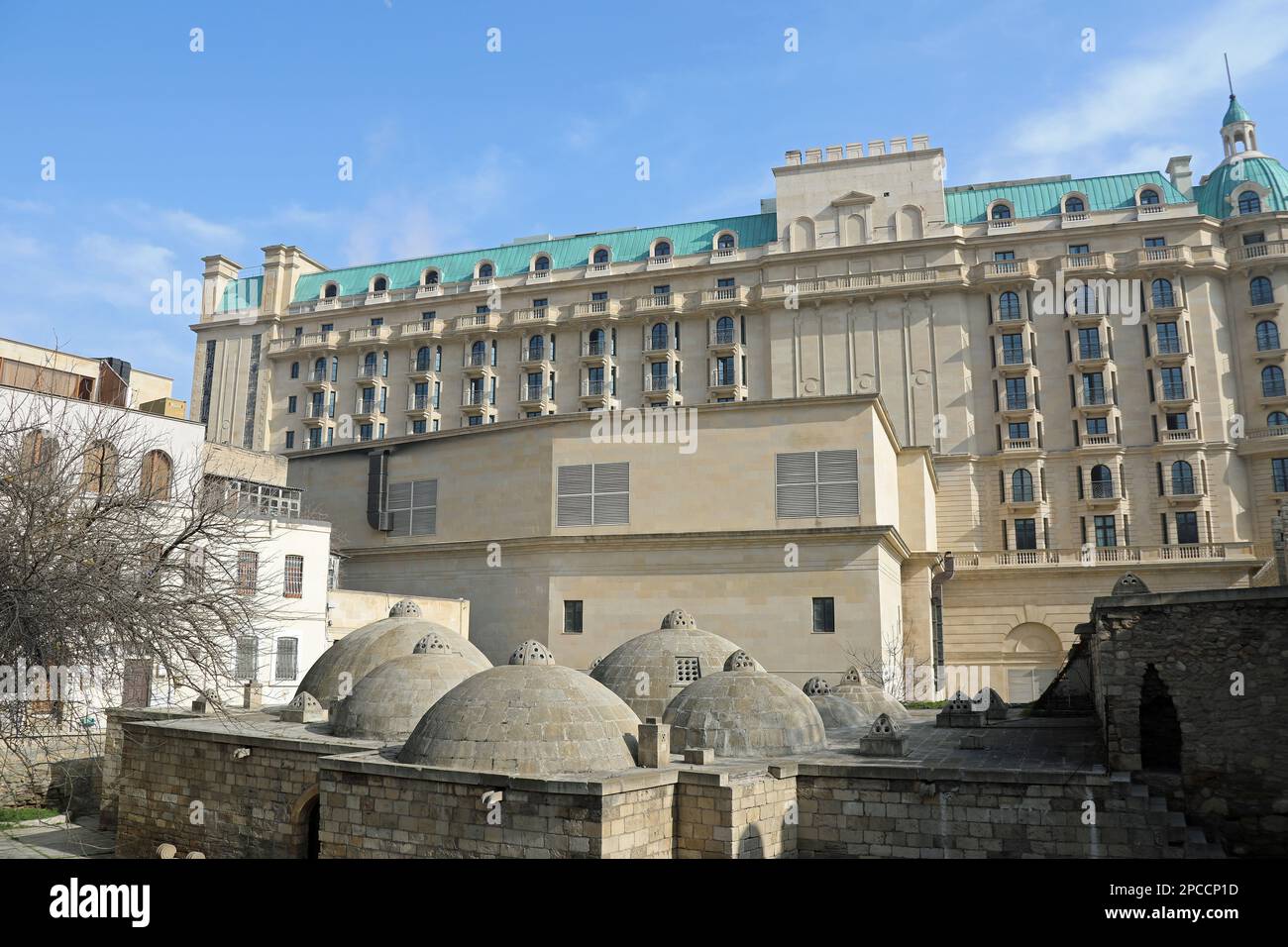 Gasim bey Hammam inside the Old City of Baku in Azerbaijan Stock Photo ...