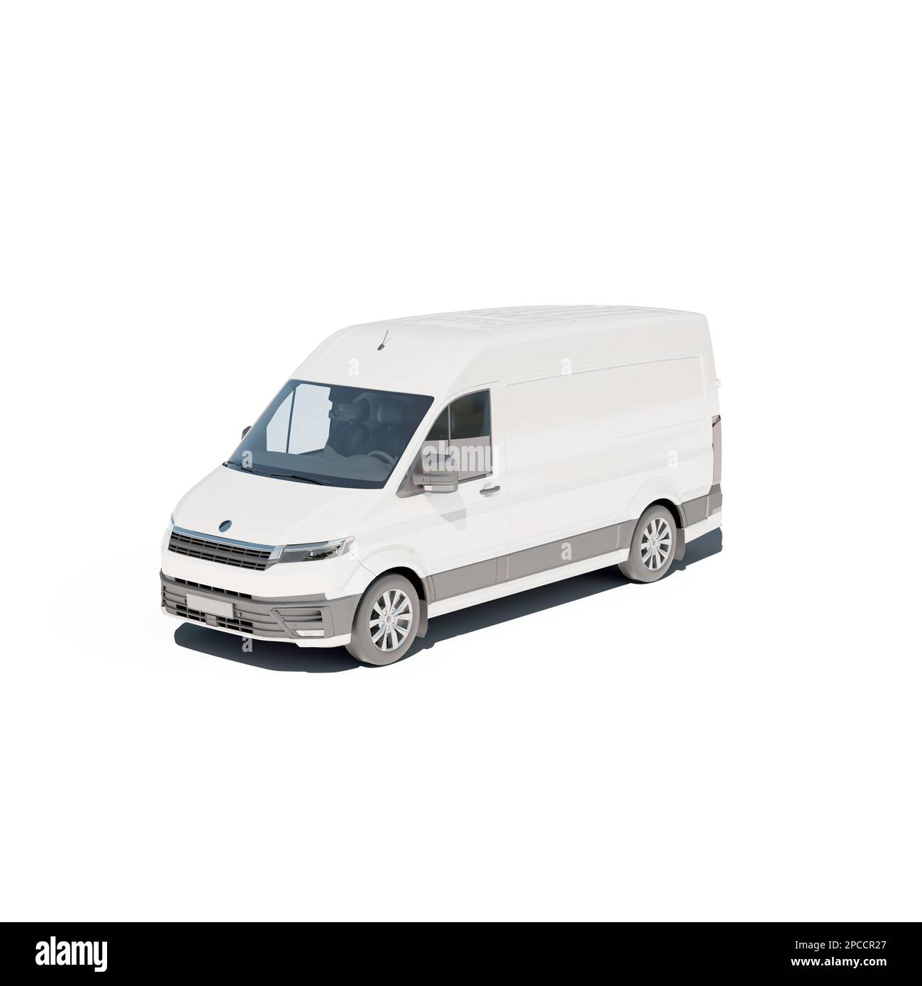 Parked van street Cut Out Stock Images & Pictures - Alamy