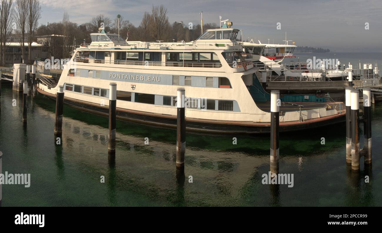 Constance ferry at harbour Stock Photo - Alamy