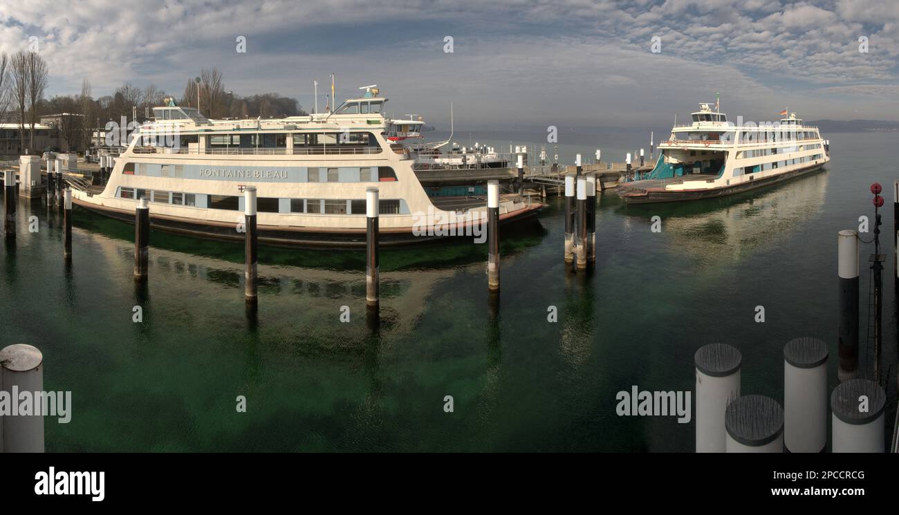 Constance ferry at harbour Stock Photo - Alamy