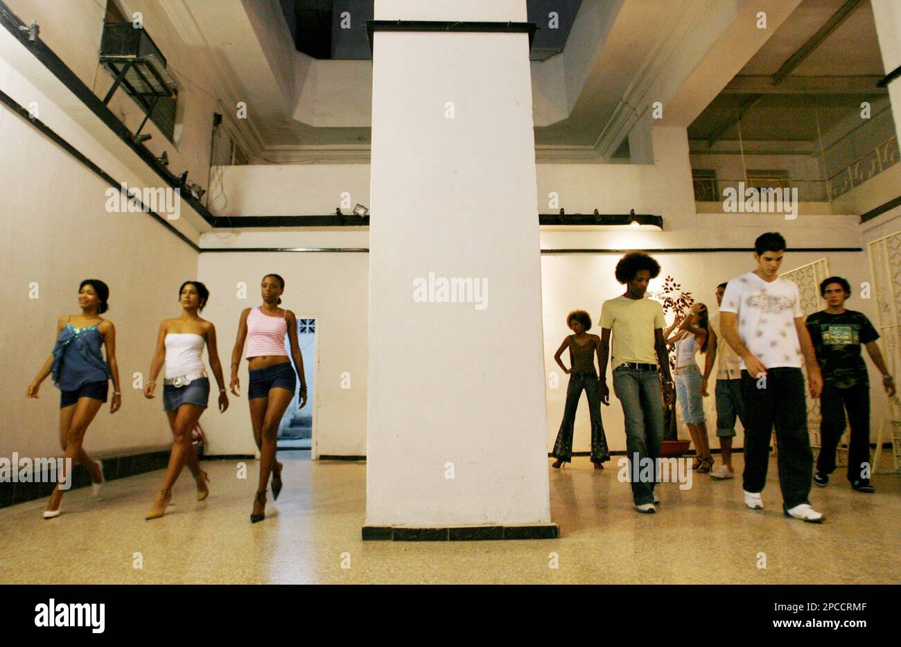 ** FOR USE WITH AP WEEKLY FEATURES ** Cuban model students of the ...