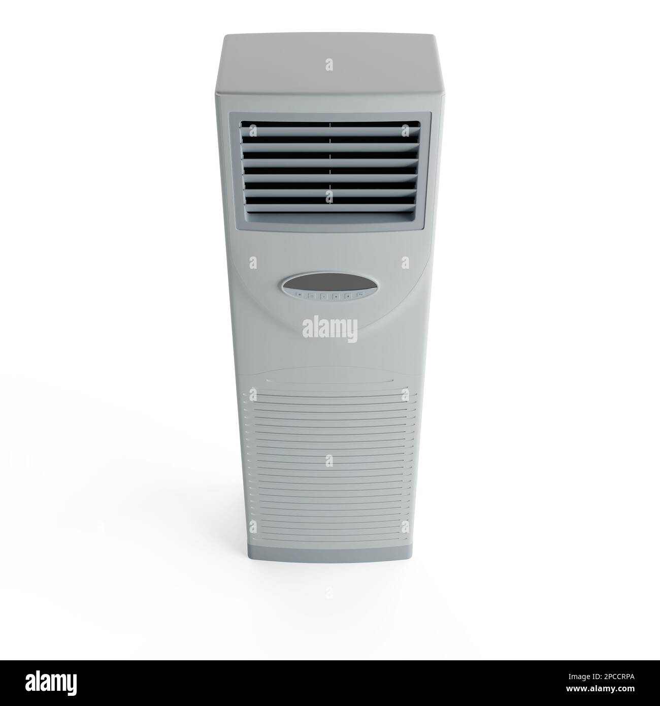 Aircon 3D render isolated white background cooling device appliance ...