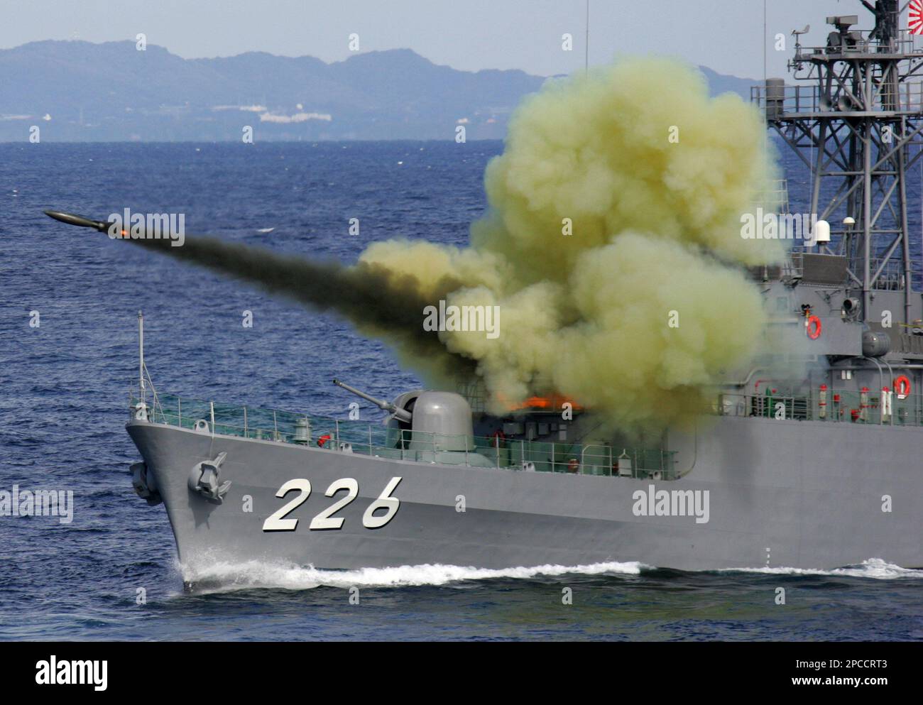 **FILE**Japan Maritime Self Defense Force's (JMSDF) escort ship fires ...