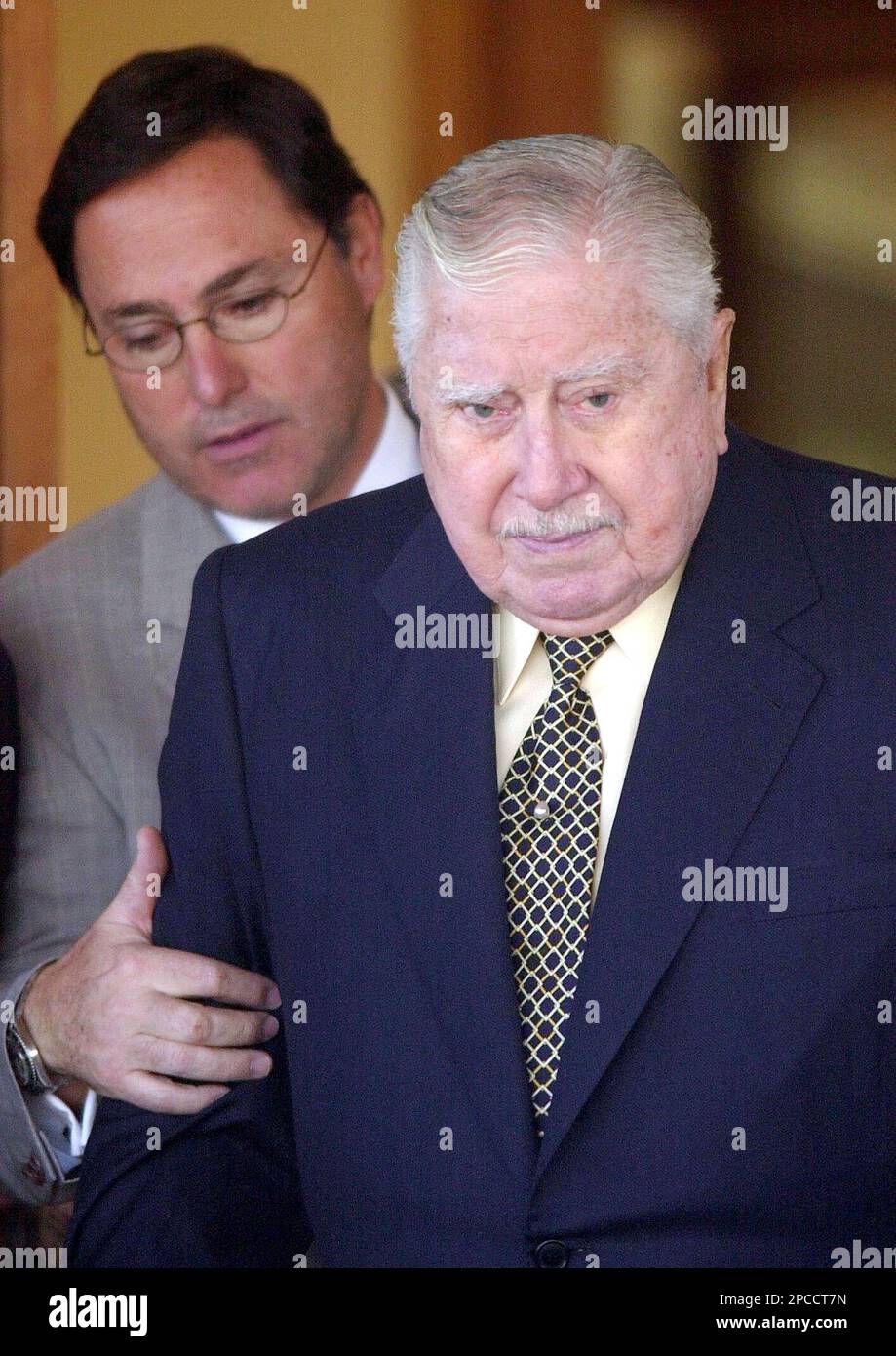 **FILE**In this file photo taken on Sep. 11, 2003, Former dictator Gen ...