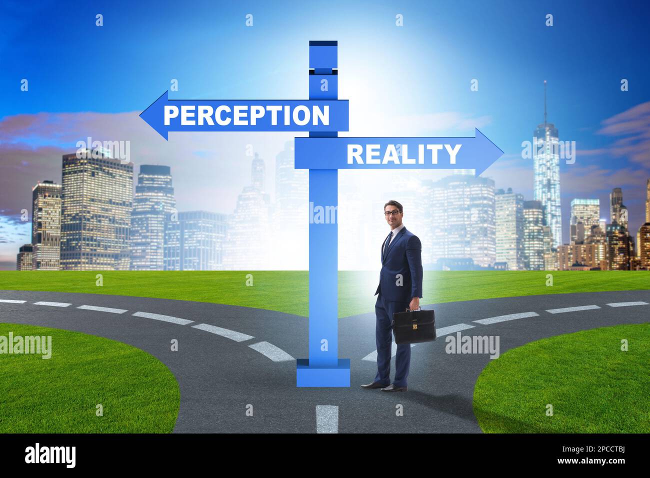 Reality vs propaganda concept hi-res stock photography and images - Alamy