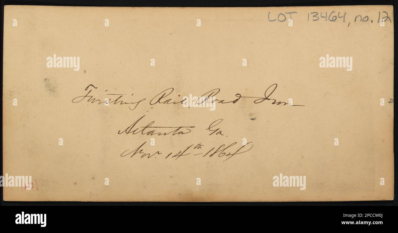 Finishing railroad iron, Atlanta, Ga, Nov. 14th 1864. Visual materials ...