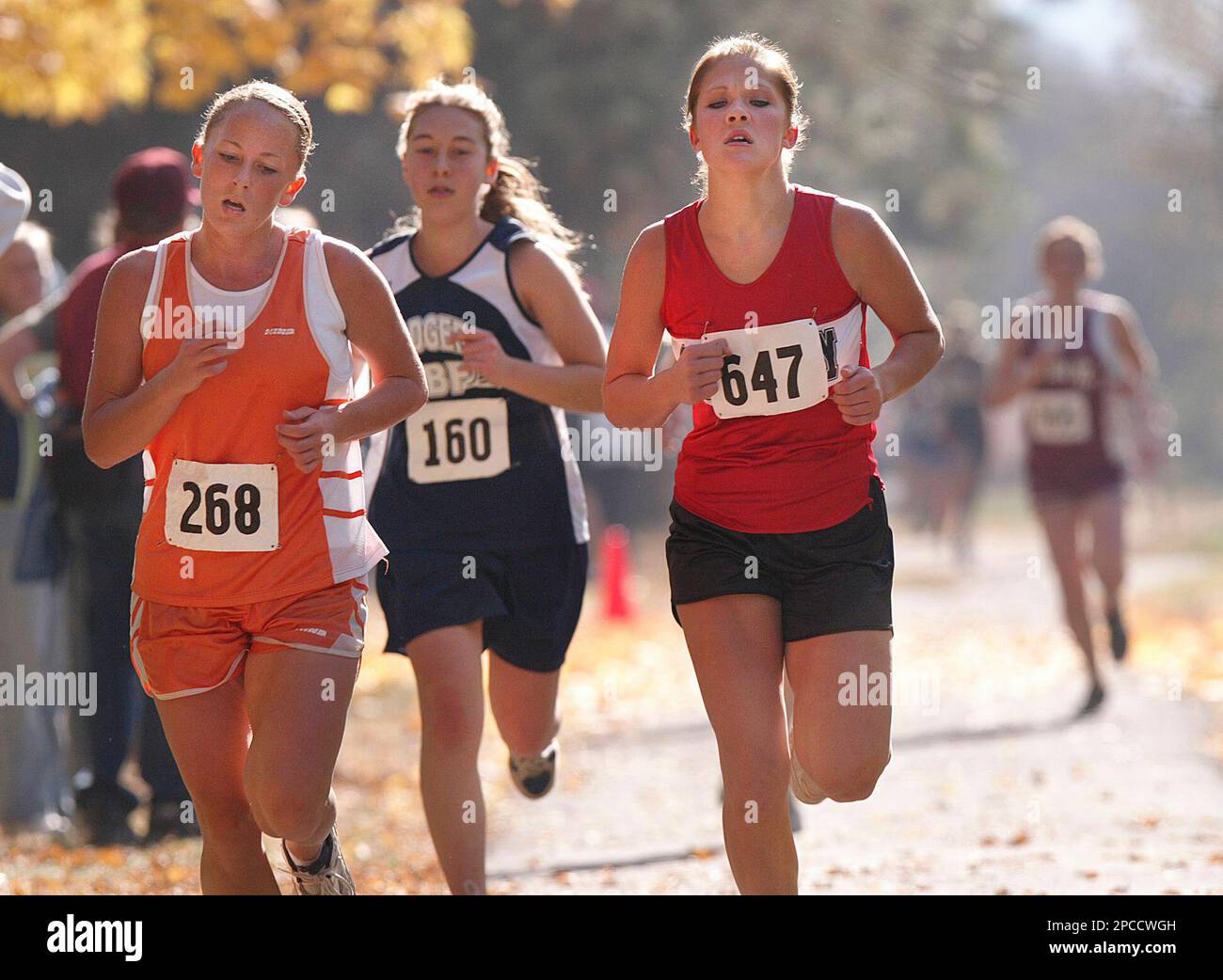 Delco's Skye Burch (268) Bonners Ferry's Molly McClintock (160) and ...